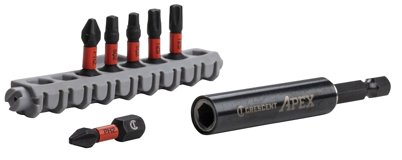 Crescent APEX Vortex CABDG1R-7 Bit and Finder Sleeve Set, 7-Piece, Ste ...