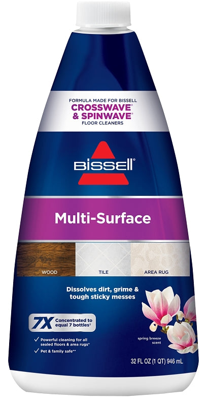 Bissell 1789 Multi-Surface Floor Cleaning Formula, 32 oz, Bottle, Liqu ...