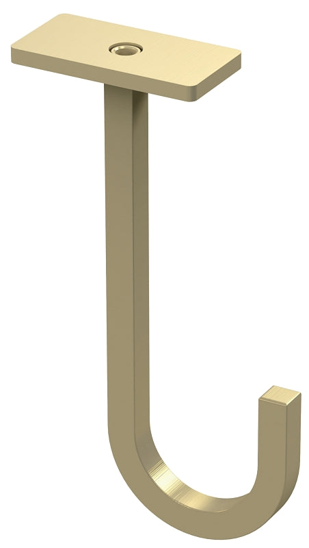 National Hardware N275-533 Long Hook, 5 in H, Steel, Brushed Gold, Cei ...