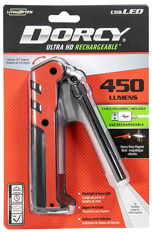 Dorcy Ultra HD Series 41-4343 Flashlight/Work Light, Lithium-Ion, Rech ...
