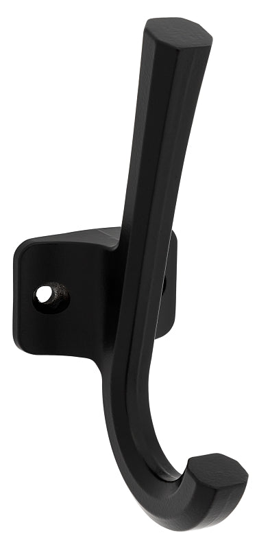 National Hardware Powell N337-912 Angled Hook, 60 lb, Aluminum, Matte ...