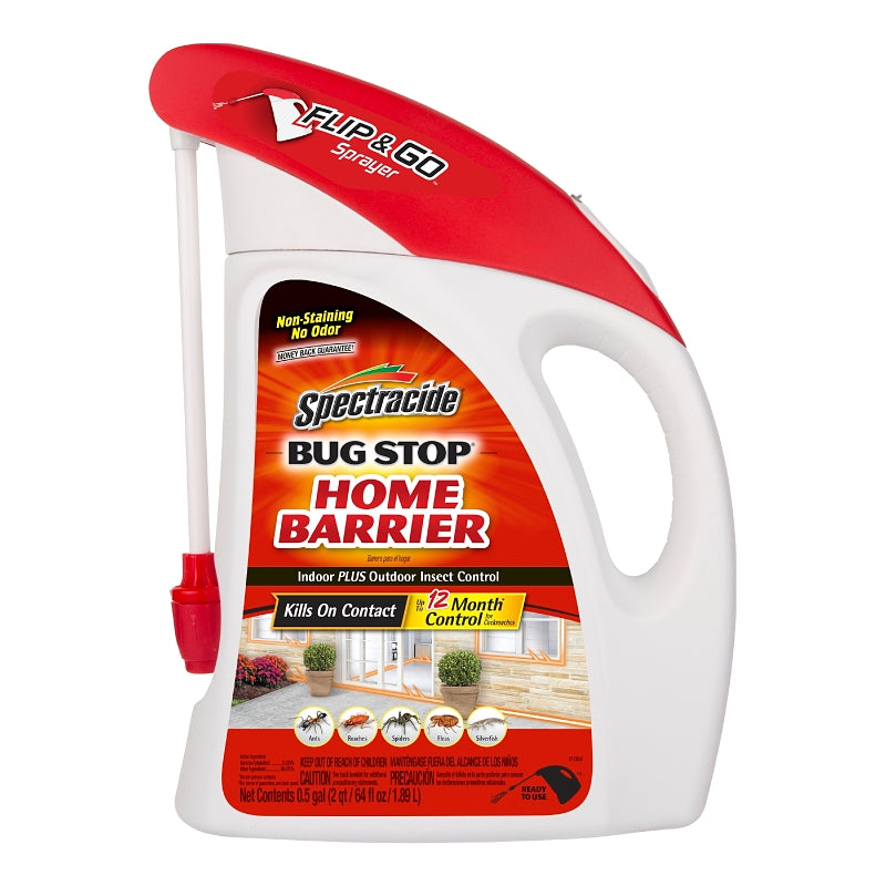Spectracide Bug Stop HG-96921 Ready-to-Use Barrier, Liquid, Spray Appl ...