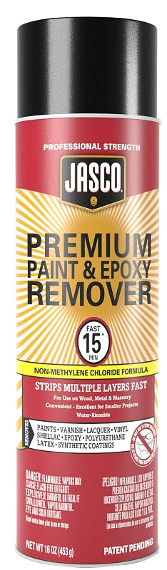 Jasco EJPR502 Paint and Epoxy Remover, Gas, Aromatic, Opaque, 16 oz Ae ...