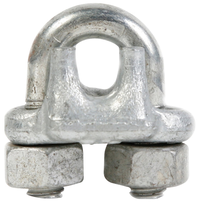 Baron 260-5/8 Rope Clip, 5/8 in Dia Wire Rope, Iron, Galvanized – Shell ...