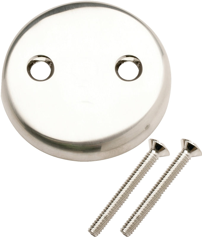 Plumb Pak PP826-11BN Overflow Tub Face Plate, Brushed Nickel – Shell ...