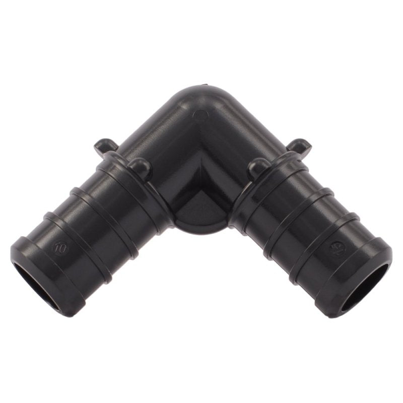 SharkBite UP248A5 Pipe Elbow, 1/2 in, Barb, 90 deg Angle, Polymer, 200 ...