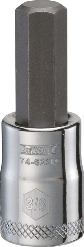DEWALT DWMT74623OSP Fractional Hex Bit Socket, 3/8 in Tip, 3/8 in Driv ...