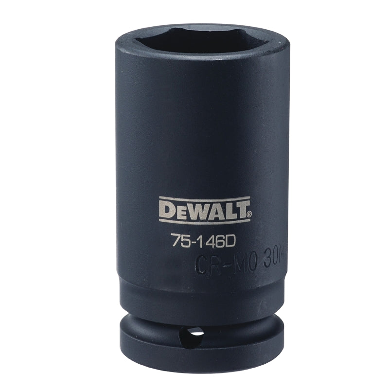 DEWALT DWMT75146OSP Impact Socket, 30 mm Socket, 3/4 in D Socket, 3-11 ...