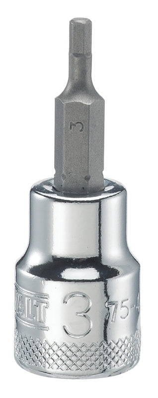 DEWALT DWMT75456OSP Fractional Hex Bit Socket, 3 mm Tip, 3/8 in Drive ...