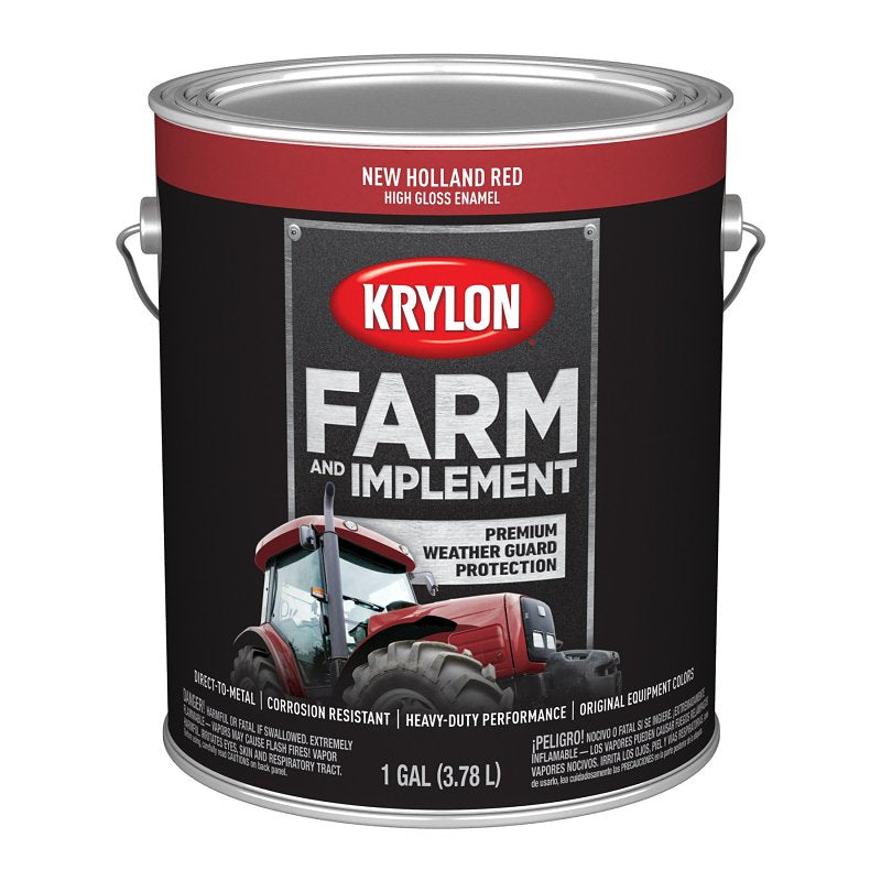 PAINT HG NEW HOLLAND RED 1GA, Pack of 4 – Shell Lumber and Hardware