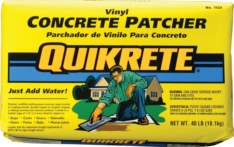 Quikrete 1133-40 Concrete Patch, Brown/Gray, 40 lb Bag – Shell Lumber ...