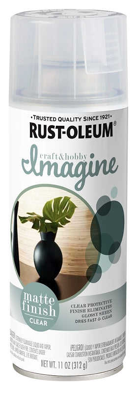 Rust-Oleum 358026 Top Coat Spray Paint, Matte Clear, 11 oz, Can – Shell ...