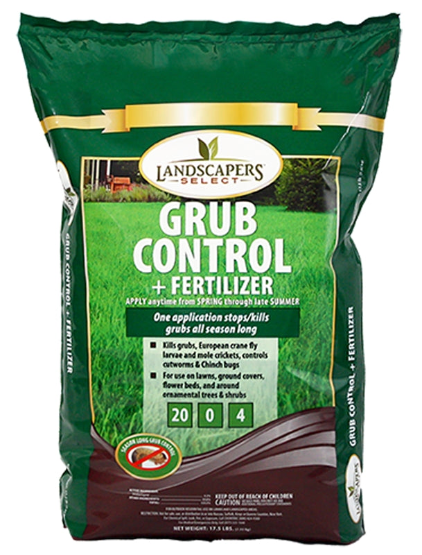 Landscapers Select 902735 Grub Control Fertilizer Bag, Granular, 20-0 ...