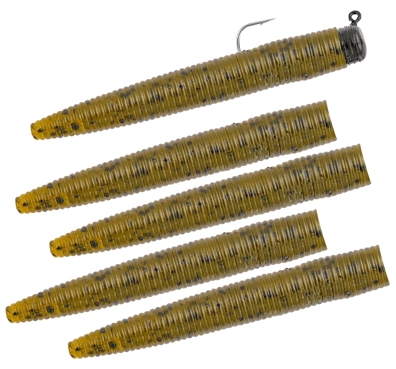 Matzuo America 5718-0513 Ned Style Rigs, 3 in Worm, 5-Hook, Green Pump ...