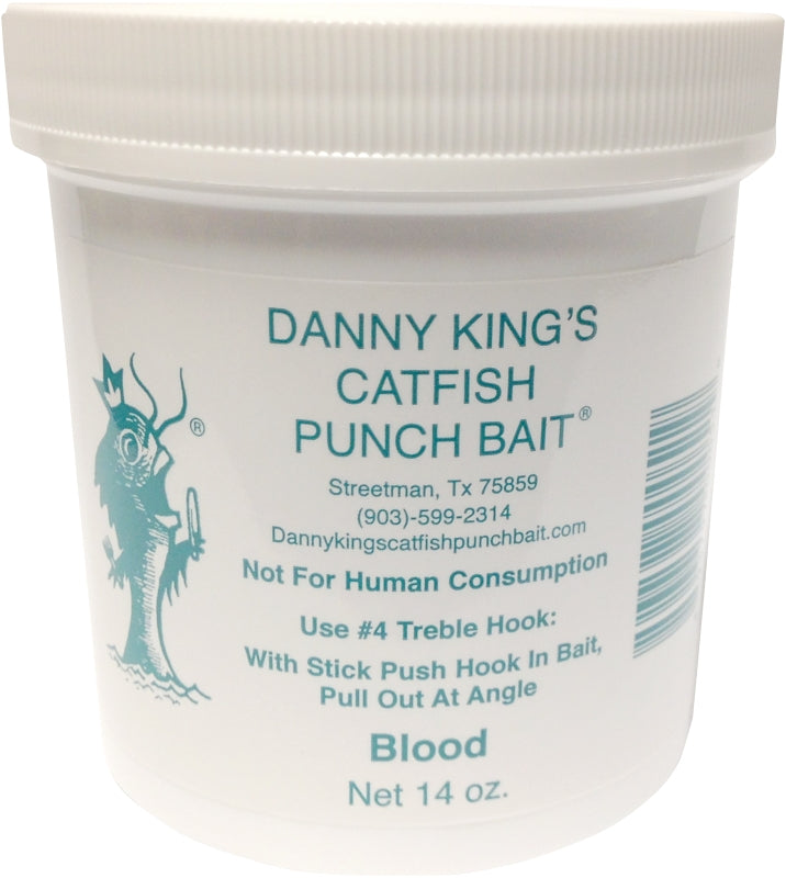 Danny King's Catfish Punch Bait 51 Fishing Scent, Blood, 14 oz – Shell ...