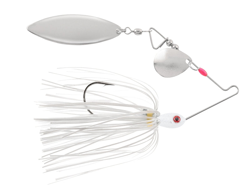 blaze BLSP14-8 Fishing Lure, Classic Spinnerbait, Silicone, White Lure ...