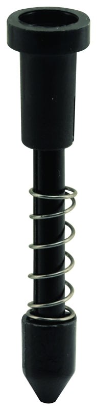 Make-2-Fit PL 7777 Plunger Latch, Nylon, Black, For: 3/8 in and 7/16 i ...