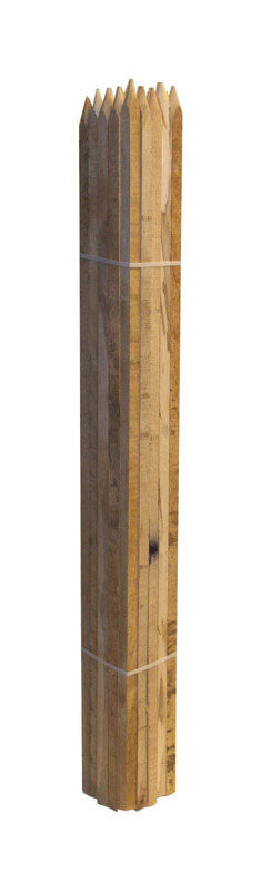 Bond Manufacturing Brown Wood Garden Stakes 5 ft. L x 3/4 in. W – Shell ...