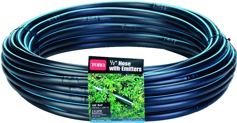 Toro 53618 Drip Hose, Polyethylene, For: Blue Strip Drip 1/2 in Fittin ...