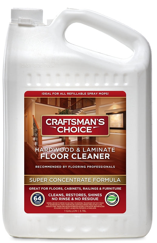 Craftsman's Choice 70001 Floor Cleaner, 1 gal Jug, Liquid, Milky, Pack ...