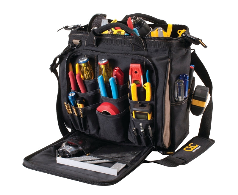 CLC Tool Works Series 1537 Multi-Compartment Tool Carrier, 7 in W, 13 ...