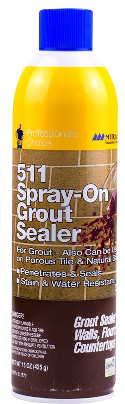 Miracle Sealants GRT-SLR-AERO-6/1 Grout Sealer, Liquid, Clear, 15 oz ...