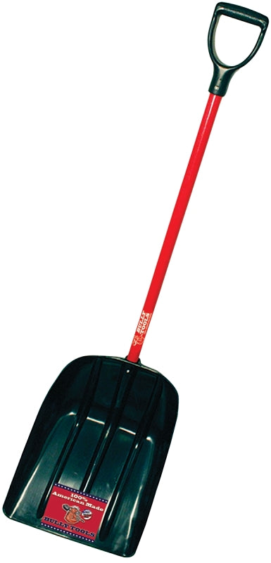 BULLY Tools 92400 Grain and Snow Shovel, 15 in W Blade, 19-3/4 in L Bl ...
