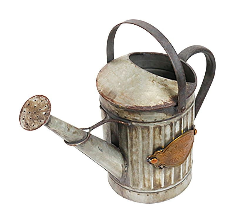 Alpine 12 in. H x 7 in. W Rustic Metal Watering Can Garden Planter ...