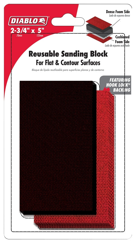 Diablo DFB234DUOH01G Reusable Hand Sanding Block – Shell Lumber and ...