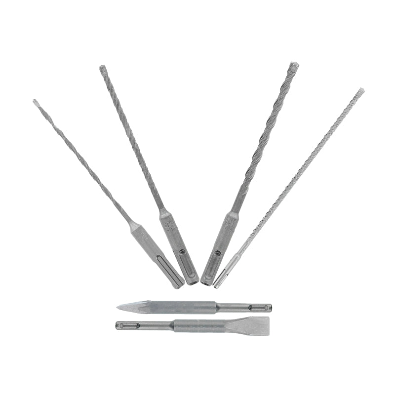 Diablo Demon DMAPL9930-S6 Hammer Drill Bit and Chisel Set, 6-Piece ...