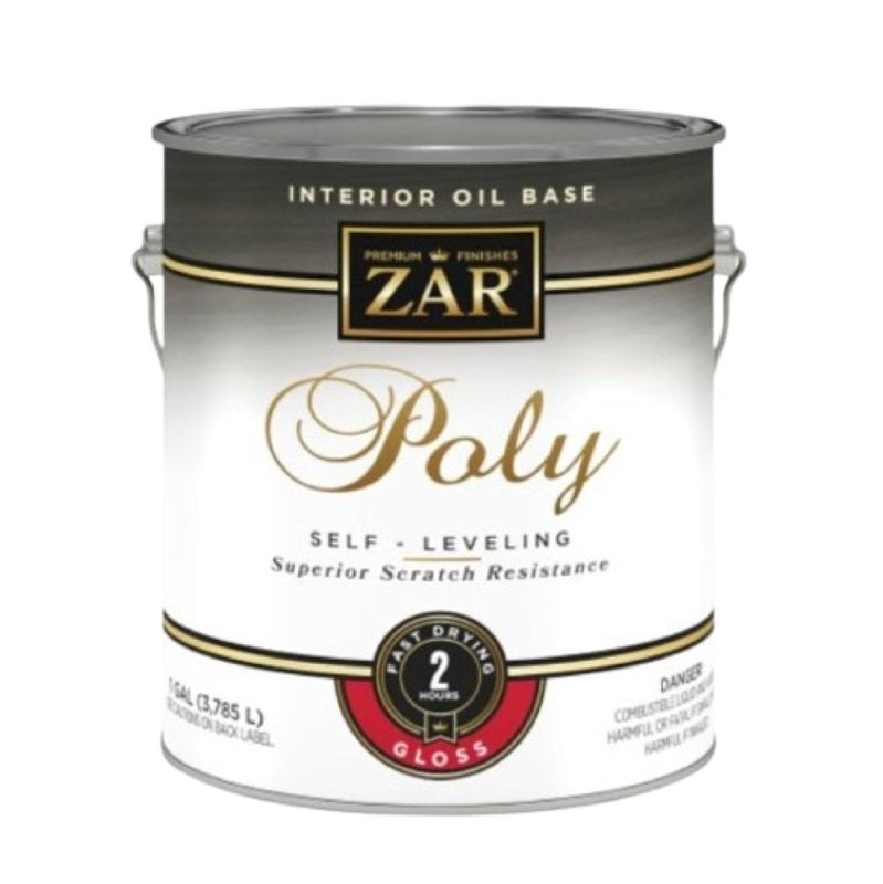 ZAR 32813 Polyurethane, Gloss, Liquid, Clear, 1 gal, Can, Pack of 2 ...