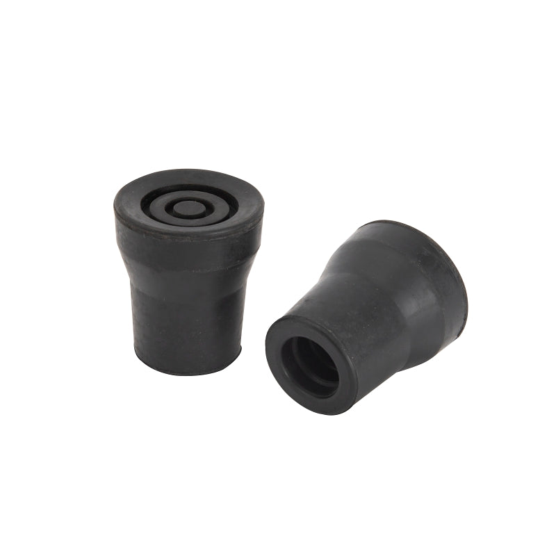 ProSource FE-S619-BL Crutch Tip, Round, Rubber, Black, 7/8 in Dia, 2-3 ...
