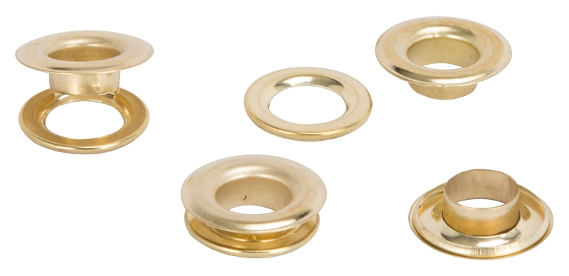 Vulcan JL-VT15989 Grommet, 25 -Piece, Brass Grommet, Brass, Brass Grom ...