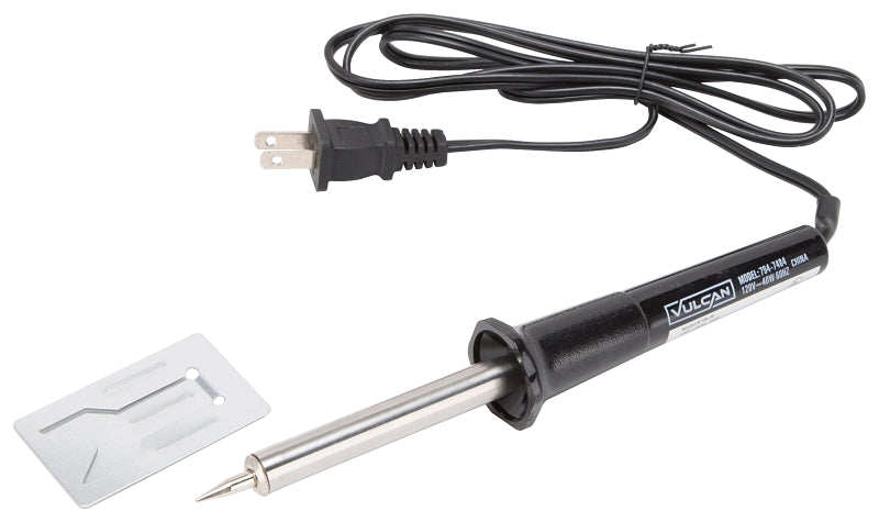 Vulcan JL-75801 Soldering Iron, 120 V, 0.33 A, 40 W, Needle Tip, Stain ...