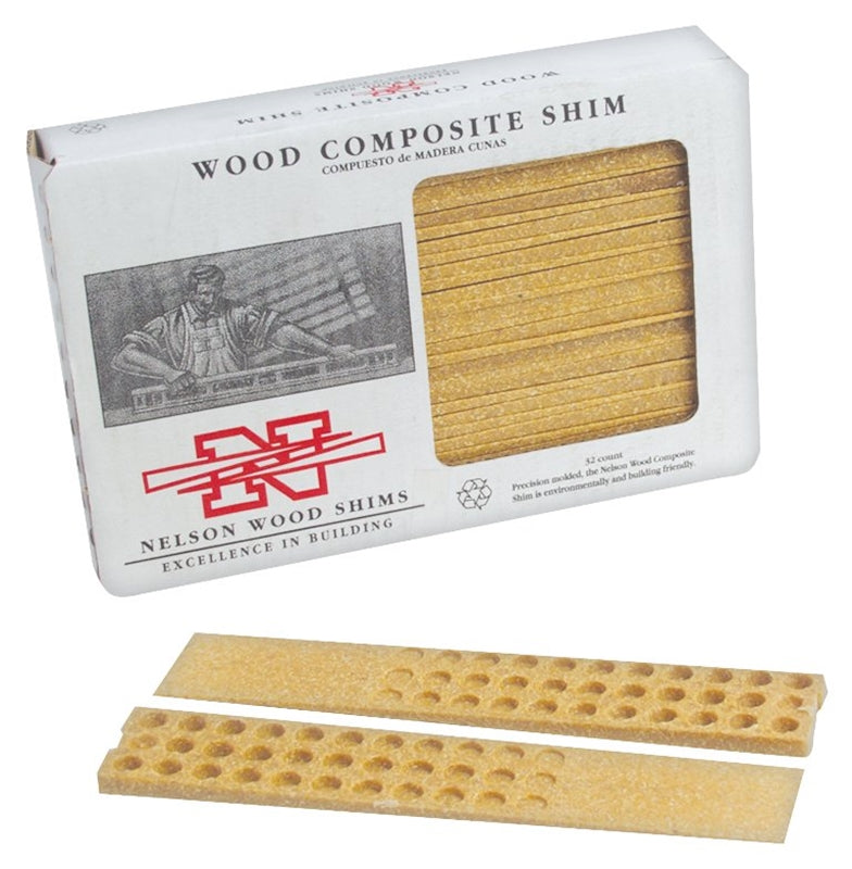 Nelson WC8/32/15/50 Composite Shim, 7-1/2 in L x 1-1/2 in W, Wood ...