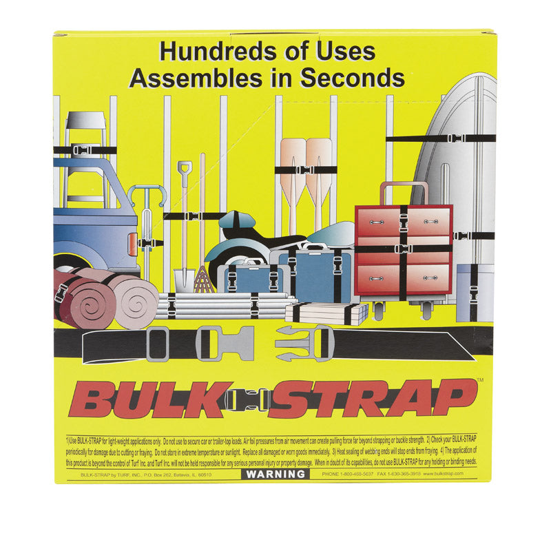 Bulk-Strap Bulk Strap Black 1-1/2 in. x 300 ft. L 200 lb. – Shell ...