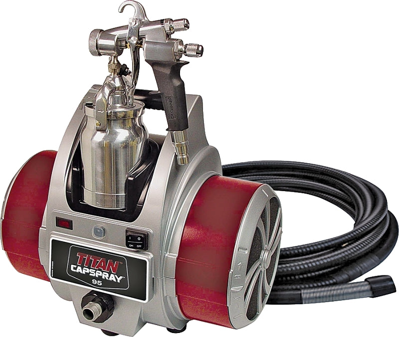 Titan 0524032 HVLP Paint Sprayer, 120 VAC, 13.8 A, 1 qt Tank, 0.051 in ...