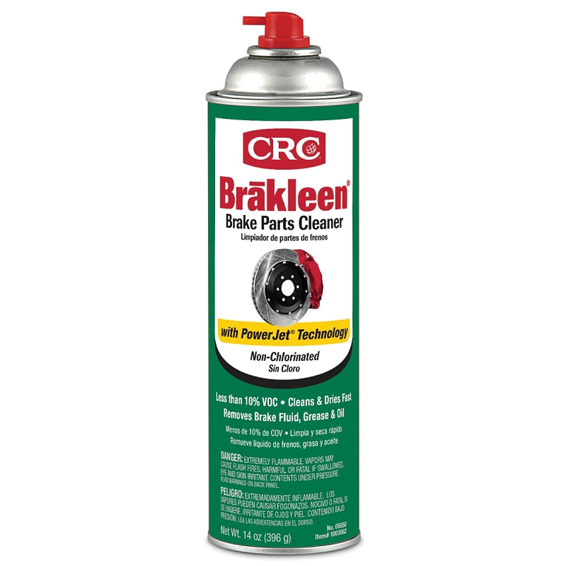 CRC 05050 Brake and Parts Cleaner, 14 oz Aerosol Can, Liquid, Solvent ...