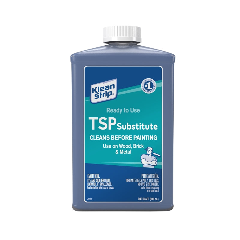 Klean Strip QKTP348 TSP Substitute, Liquid, Clear/Green, 1 qt, Can ...