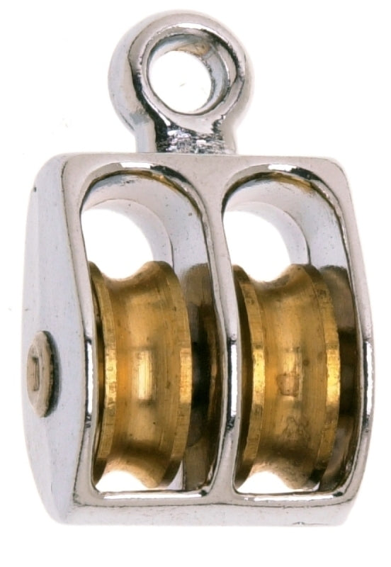 Campbell T7655212N Pulley, Single Sheave, 7/32 in Dia Eye, 5/16 in Rop ...