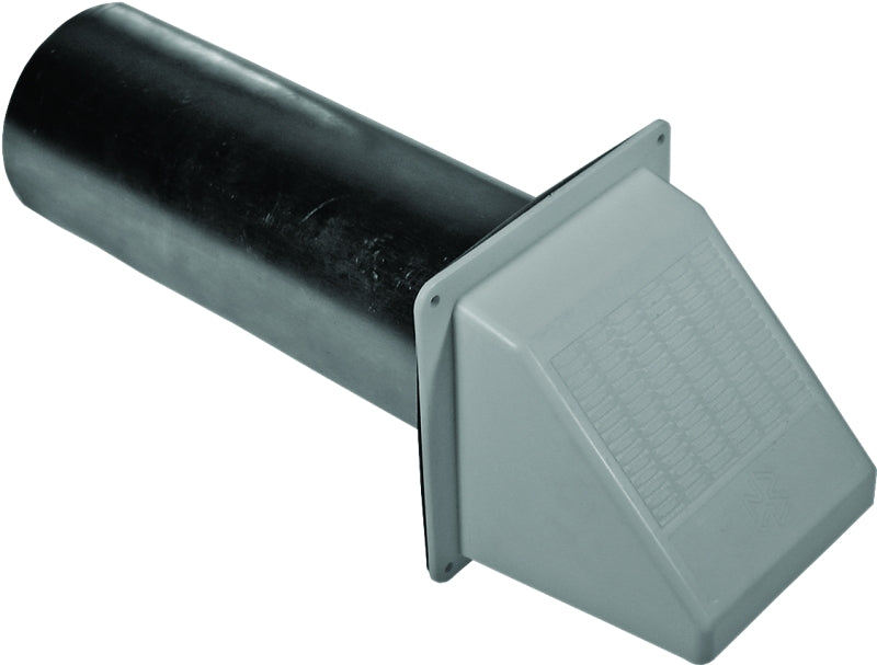 Builder's Best 110113 Dryer Vent Hood, 5-3/4 in W Hood, 4-1/2 in H Hoo ...