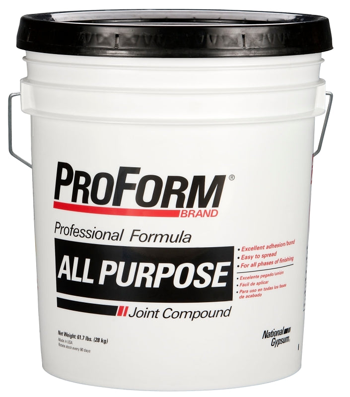 Proform JT0070 Joint Compound, Paste, Gray, 61.7 lb – Shell Lumber and ...