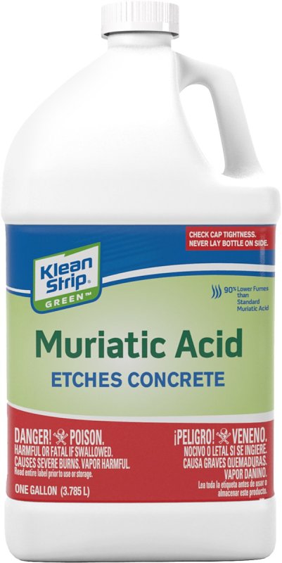 Klean Strip GKGM75006 Safer Muriatic Acid, Liquid, Slight Pungent, Pun ...