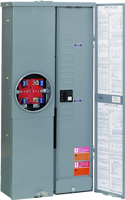 Square D SC2040M200C Combination Load Center, 200 A, 20 -Space, 40 -Ci ...