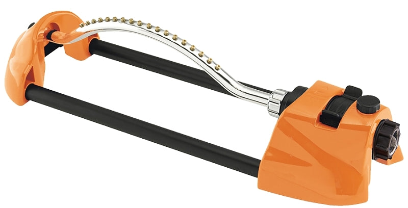 Dramm 15002 Oscillating Sprinkler, Orange, 1110 to 3000 sq-ft, Pop-Up ...