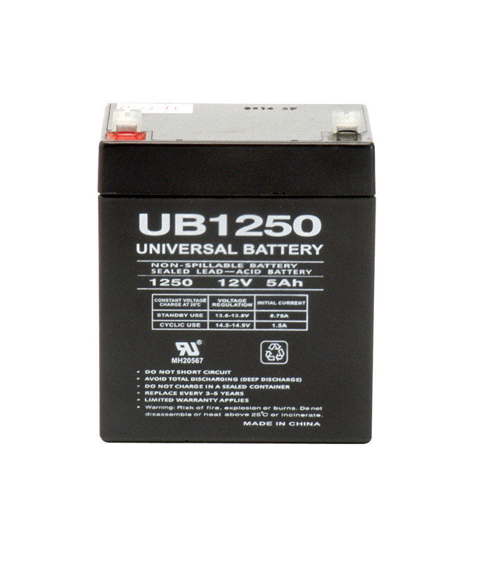 Universal Power Group UB1250 Sealed Lead Acid Automotive Battery 5 amp ...