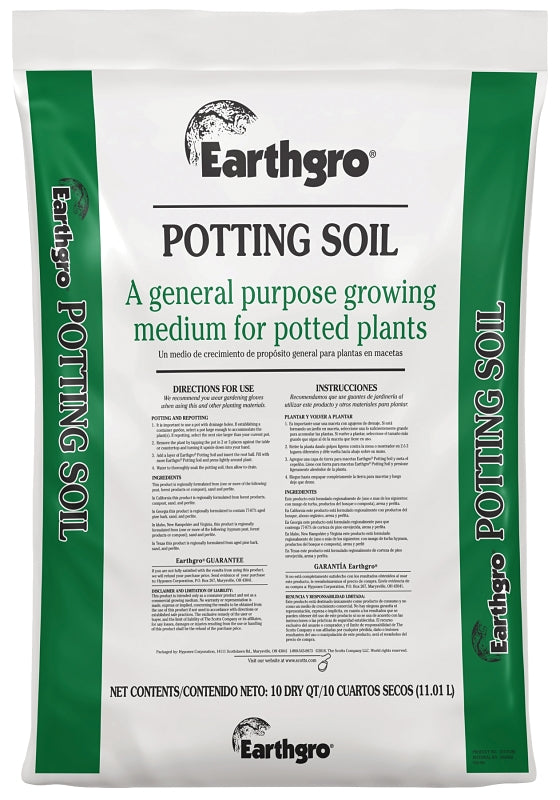 Earthgro 72451180 Potting Soil, Solid, 1 cu-ft, Bag – Shell Lumber and ...
