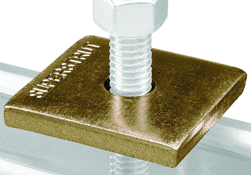 SuperStrut 200 Series ZAB2413/8-10 Square Conduit Washer, Stainless St ...