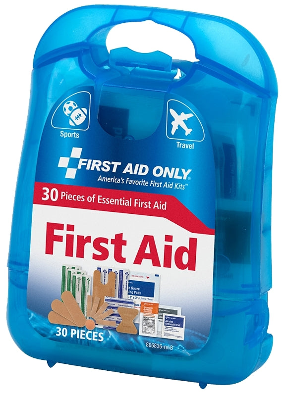 First Aid Only 91098 First Aid Kit, 29-Piece, Multi-Color, Pack of 12 ...