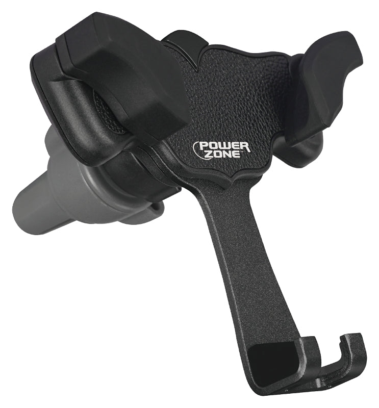 PowerZone KL-038C Car Cell Phone Holder, ABS/Aluminum Alloy, Black ...